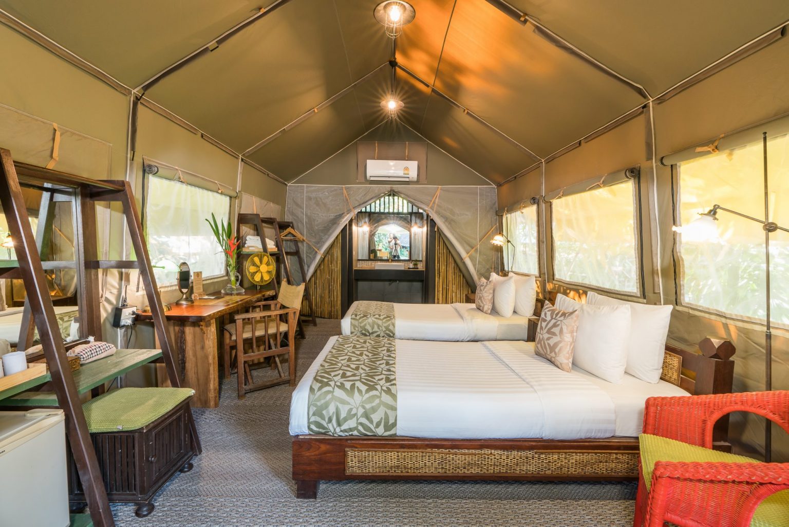 Glamping Tented Camp In Kanchanaburi